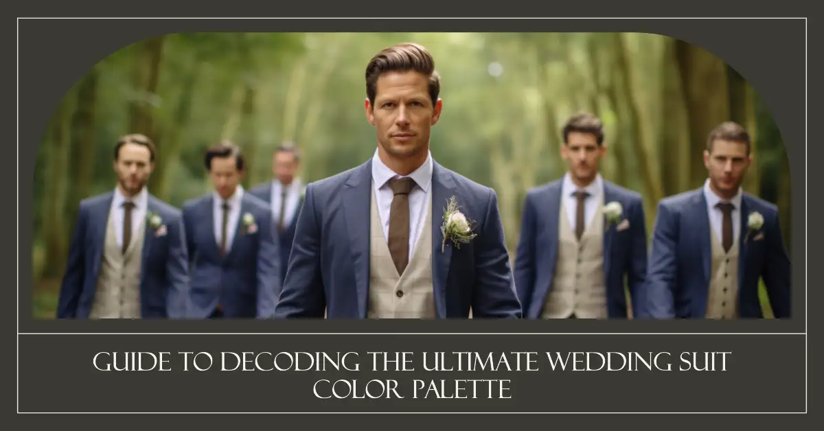 What Color Suit for Wedding